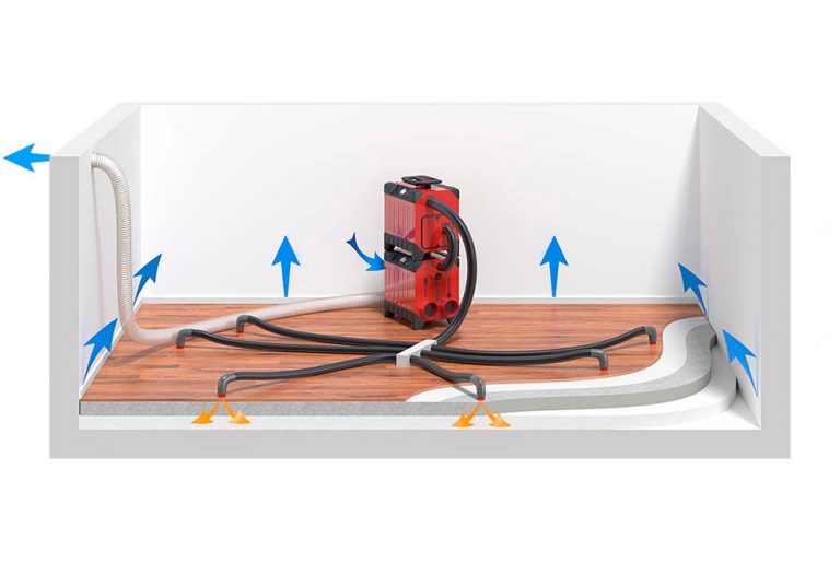 Injection Drying - Accelerate Drying Out After Water or Flood Damage